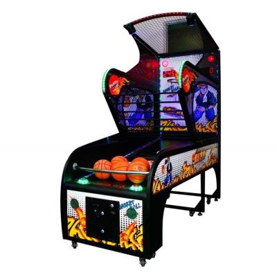 China Coin Operated Street Basketball Arcade Machine 260x110x260cm with CE Certification and Multi-Plug Options for sale