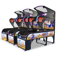 China Coin Operated Street Basketball Arcade Machine 260x110x260cm with CE Certification and Multi-Plug Options for sale