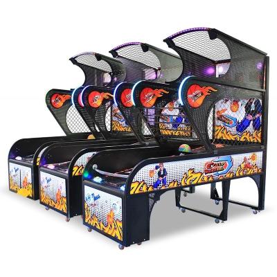 China Coin Operated Basketball Arcade Game Machine 260x110x260cm with Music Customization and CE Certification for sale
