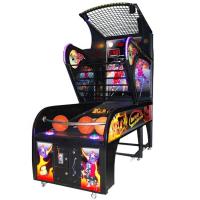 China Coin Operated Basketball Arcade Game Machine 260x110x260cm with Music Customization and CE Certification for sale