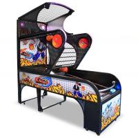 China Coin Operated Basketball Arcade Game Machine 260x110x260cm with Music Customization and CE Certification for sale