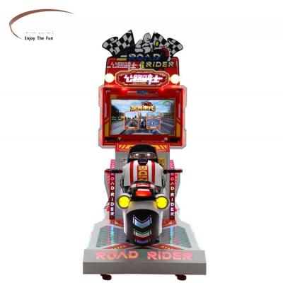 China Dreamland 26-inch Coin Operated Motorbike Simulator Arcade Machine with 400W Power and 80kg Weight for sale