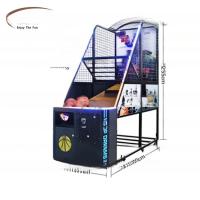 China Commercial Full-Size Basketball Arcade Machine 260x110x260cm with CE Certificate and LED Lighting for sale