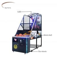 China Commercial Full-Size Basketball Arcade Machine 260x110x260cm with CE Certificate and LED Lighting for sale