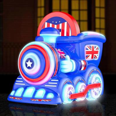 China British Train Coin Operated Kiddie Ride 93×116×65cm Amusement Game Machine for Children Ages 8+ for sale