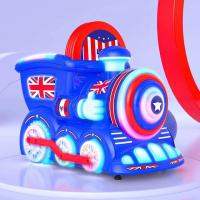 China British Train Coin-Operated Kiddie Ride 93×116×65 cm 60kg for Shopping Malls & Game Centers for sale