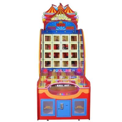 China Ball Monster Ticket Redemption Game Machine 220V 60W Arcade Coin Pusher for sale
