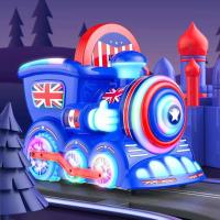 China British Train Coin-Operated Kiddie Ride 93×116×65 cm 60kg for Shopping Malls & Game Centers for sale