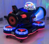 China Spaceship Kiddie Ride Coin Pusher Game Machine 114×74×71cm 100W for Amusement Parks for sale