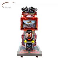 China 26 Inch LCD Screen Motorcycle Arcade Game Machine - 80kg Racing Simulator with 400W Power for Amusement Parks for sale