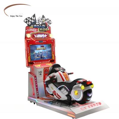 China Dreamland Road Rider Motorcycle Arcade Game - 26 Inch HD Screen Coin Pusher with US Plug for Amusement Parks for sale