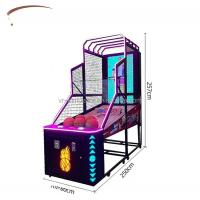China Dreamland Coin Operation Basketball Gaming Machine 180x81x190cm with LED Lighting for Fun Centers for sale