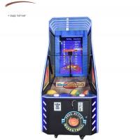 China Coin Operated Basketball Game Machine 180×81×190cm with LED Lighting and CE Certification for sale
