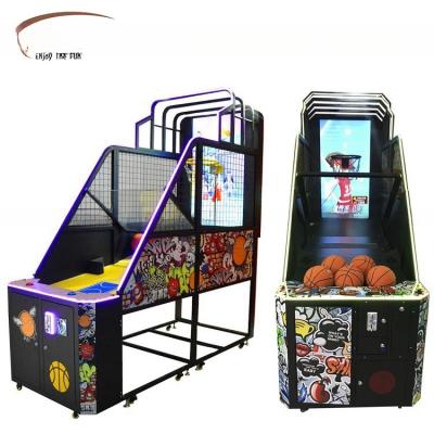 China Luxury Commercial Basketball Arcade Game Coin Operated 250x110x257cm HD Screen for sale