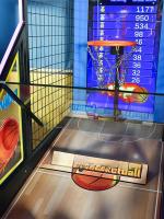 China Luxury Commercial Basketball Arcade Game Coin Operated 250x110x257cm HD Screen for sale