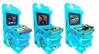 China Dreamland Happy Kids Bus Coin Operated Fishing Arcade Machine 56×53×160CM 220V/60W 20-in-1 Games for sale