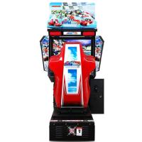 China Single Person Coin Operated Car Racing Game Machine 32inch HD LCD Screen for sale