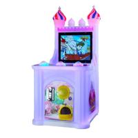 China Coin Operated Pat Button Video Game Machine for Children - 58×63×117cm Dimensions, 100W Power Consumption for sale