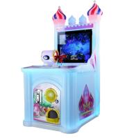 China Coin Operated Pat Button Video Game Machine for Children - 58×63×117cm Dimensions, 100W Power Consumption for sale