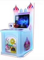 China Coin Operated Pat Button Video Game Machine for Children - 58×63×117cm Dimensions, 100W Power Consumption for sale