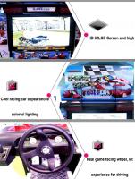 China 3D 32 Inch Outrun Arcade Machine Electronic Car Driving Arcade Game Enjoyable for sale