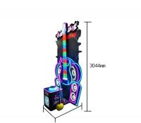China Coin Operated Crazy Guitar Game Machine 159x120x300cm Arcade Punch Machine for sale