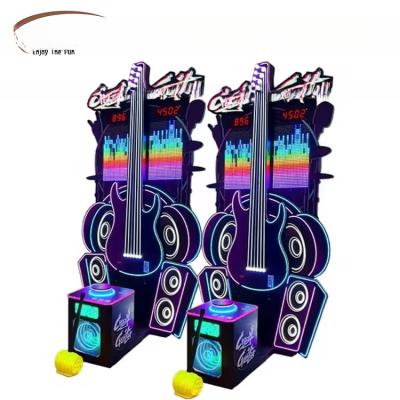 China Crazy Guitar Arcade Punch Machine 159×120×300cm Boxing Game with CE Certification for sale