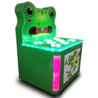 China Coin Operated Frog Whack A Mole Arcade Game Machine 80W 56x52x100CM CE Certified for sale