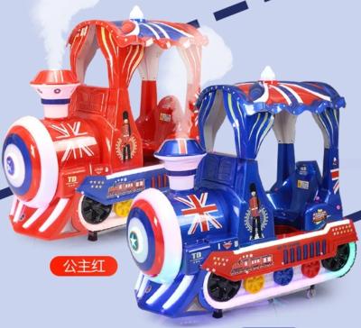 China Coin Operated British Train Kiddie Ride 132x65x142cm 100W for Kids 3+ for sale