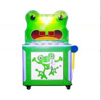 China Coin Operated Frog Whack A Mole Arcade Game Machine 80W 56x52x100CM CE Certified for sale