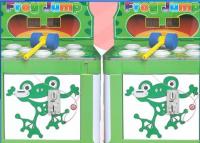 China Dreamland Single Player Coin Operated Hit Frog Ticket Game Machine 80W 56x52x100cm for sale