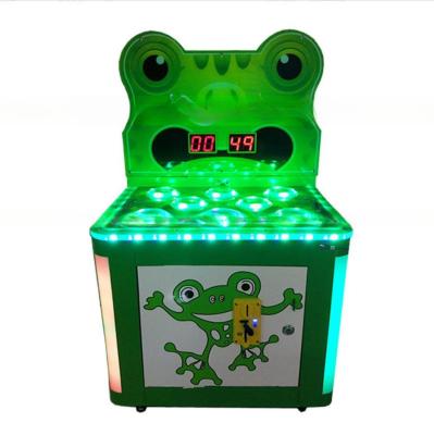 China Dreamland Coin Operated Hammer Ticket Game 80W 56x52x100cm Kids Hitting Frog Arcade Machine for sale