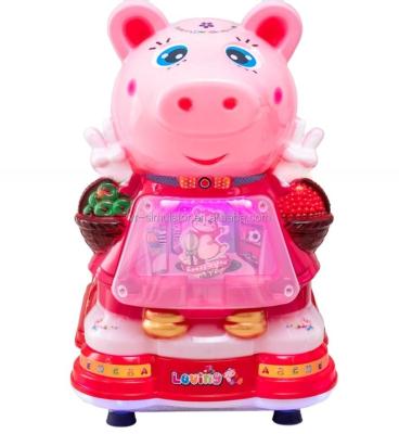 China Dreamland Pig Kiddie Ride Coin Operated Swing Machine 100×75×70cm 50kg for Arcades for sale