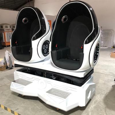 China 9D VR Capsule Chair for 2 Players with 3 DoF Motion Platform and 200 kg Capacity for sale