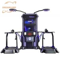 China VR Double Magic Box 2-Player Gaming Simulator with 9D VR Technology and 60 Games for Arcades for sale