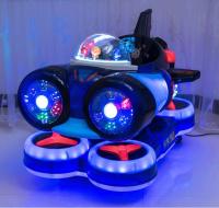 China Electronic Spaceship Kiddie Ride 114×74×71cm Coin-Operated Amusement Swing for Children for sale