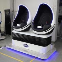 China 9D VR Egg Chair Cinema Simulator with 200×120×200CM Size and 110V/220V Voltage for 2 Players for sale