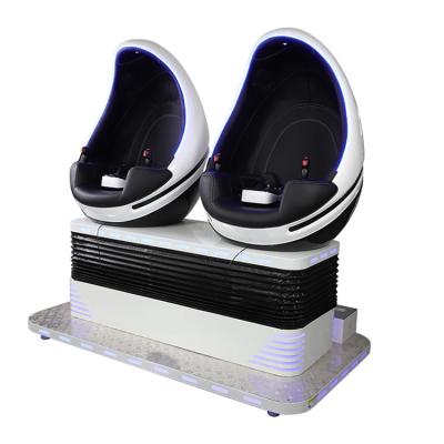 China 9D VR Egg Chair Cinema Simulator with 200×120×200CM Size and 110V/220V Voltage for 2 Players for sale