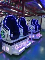 China 9D VR Chair Cinema Dual Seat with Electric Motion Platform 205x110x200cm 200kg Capacity for sale