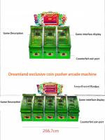 China Super Cicus Magician 3 Player Coin Pusher Arcade Machine 194x80x229cm 120W for Amusement Parks for sale