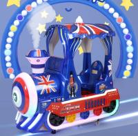 China Coin Operated British Train Kiddie Ride 132x65x142cm 100W for Kids 3+ for sale