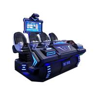 China 350KG 4-Seater 9D VR Simulator with 3-DOF Electric Platform | 250cm x 270cm x 260cm for sale