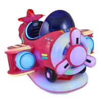 China Kids Ride Games Machine Happy Plane Kiddie Ride 104x106x90cm with MP5 Screen for sale