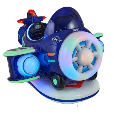 China Kids Ride Games Machine Happy Plane Kiddie Ride 104x106x90cm with MP5 Screen for sale