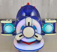 China Dreamland Coin Operated Kiddie Ride Happy Plane Electric Kids Airplane for Indoor Game Zone 104x106x90cm for sale