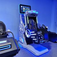 China 9D VR Roller Coaster Simulator with 3 DoF Electric System - 200 kg Capacity, 260 cm Height for Commercial Entertainment for sale