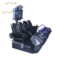 China One-stop VR theme park solutions 4 seats warship 9d vr arcade cinema simulator for sale