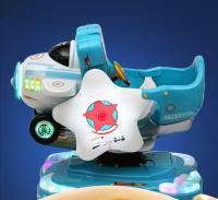 China Aviator No.1 Coin Operated Baby Swing Machine 115x59x105cm 100W Kids Toy Car for sale