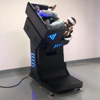 China 9D Virtual Reality Roller Coaster Machine 170×85×160cm with 360° Rotating Seat and 110V/220V Power for sale