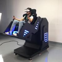 China 9D Virtual Reality Roller Coaster Machine 170×85×160cm with 360° Rotating Seat and 110V/220V Power for sale